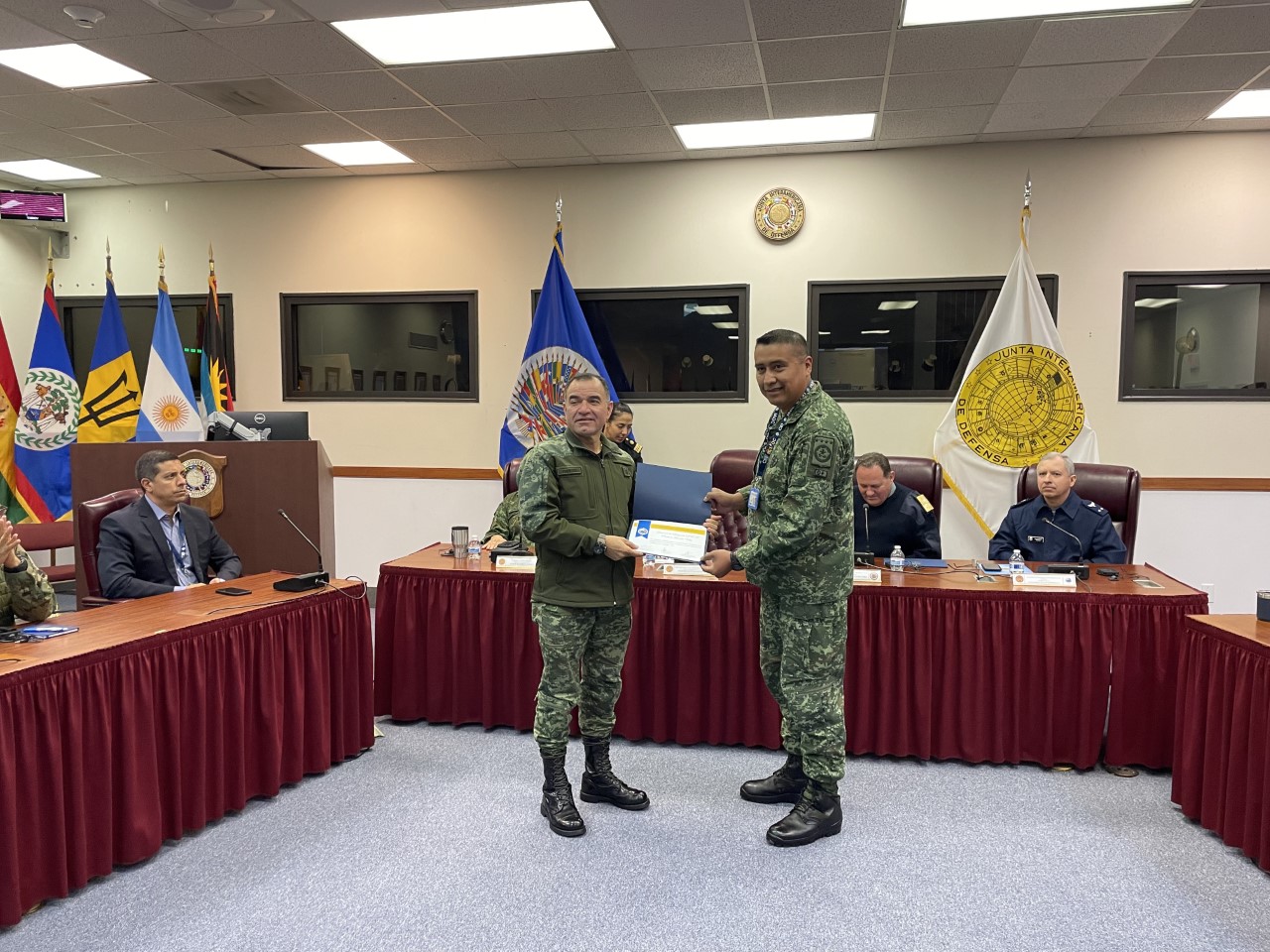Visita del Colegio Interamericano de Defensa – Inter-American Defense Board